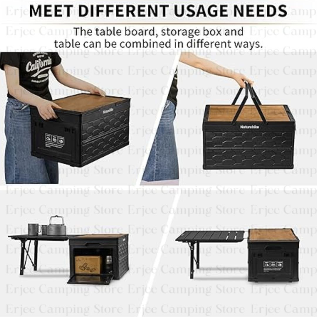 Lisapace Storage Box with Table - Erjee Camping Store